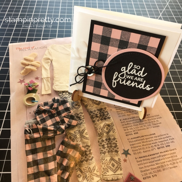 Blushing Bride Buffalo Check Friend Card