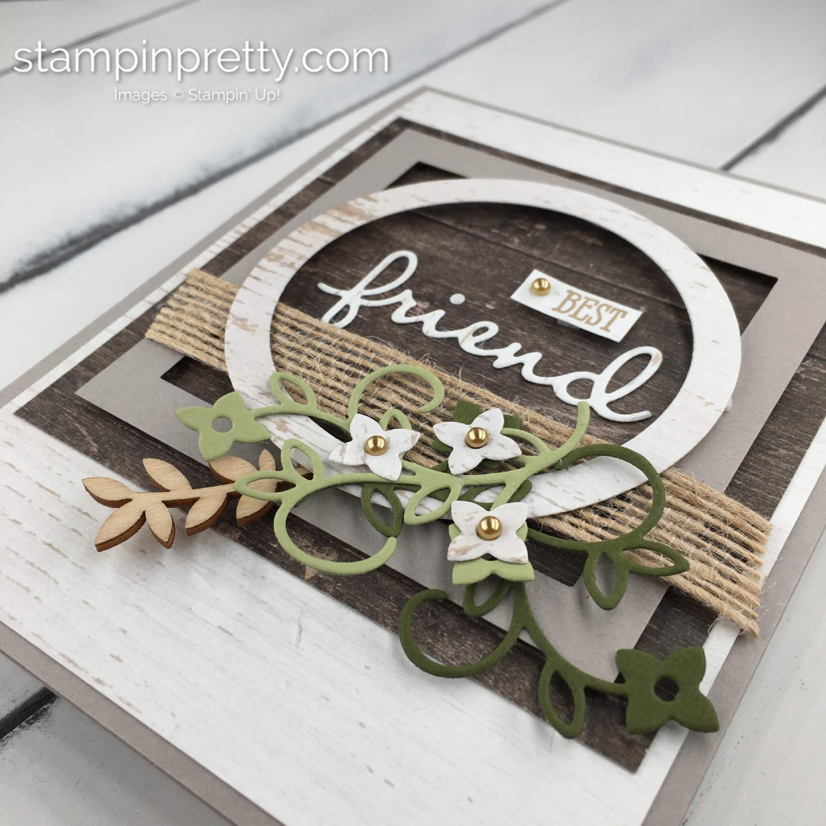 Well Said Friend Card Inspired by Home Decor