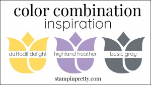 Take 5! Stampin' Pretty Color Combination Inspiration!