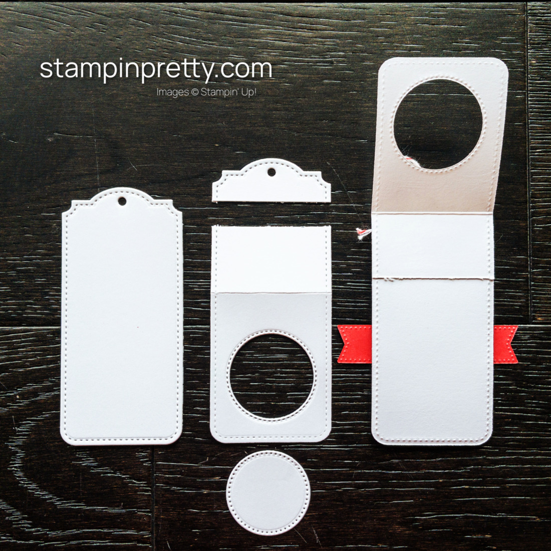 Create A Charming Holiday Bottle Tag with Spruced Up!