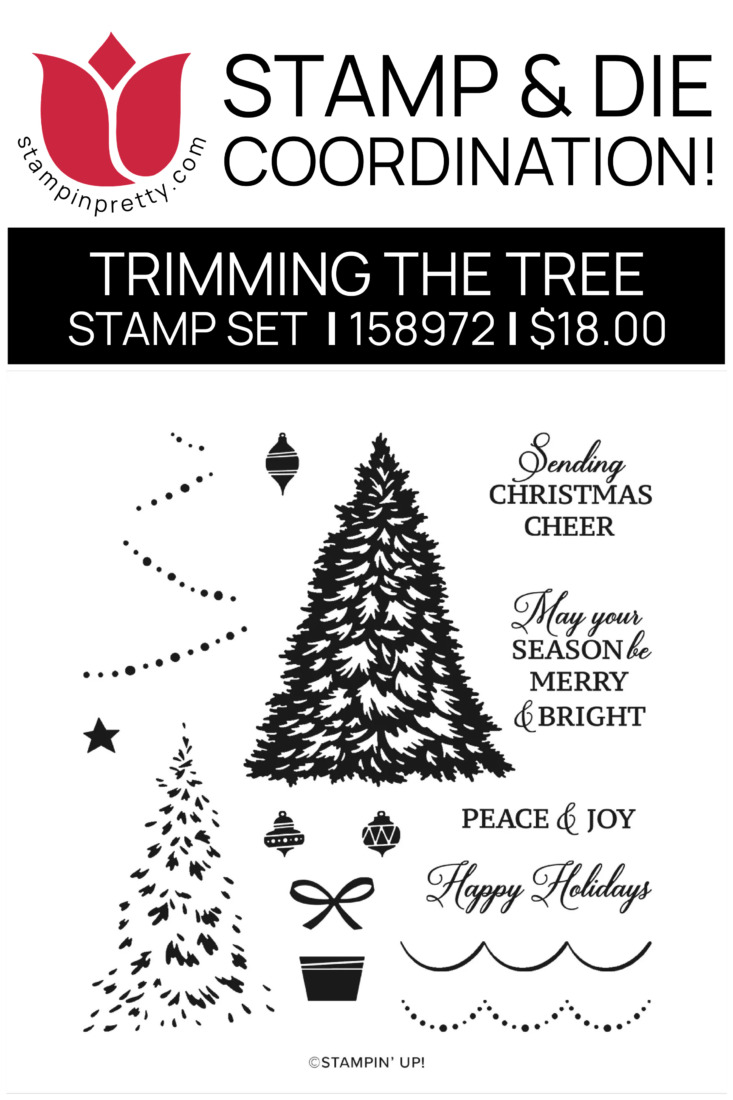 Peace & Joy Card with 60% Off Tree Trimming Dies!