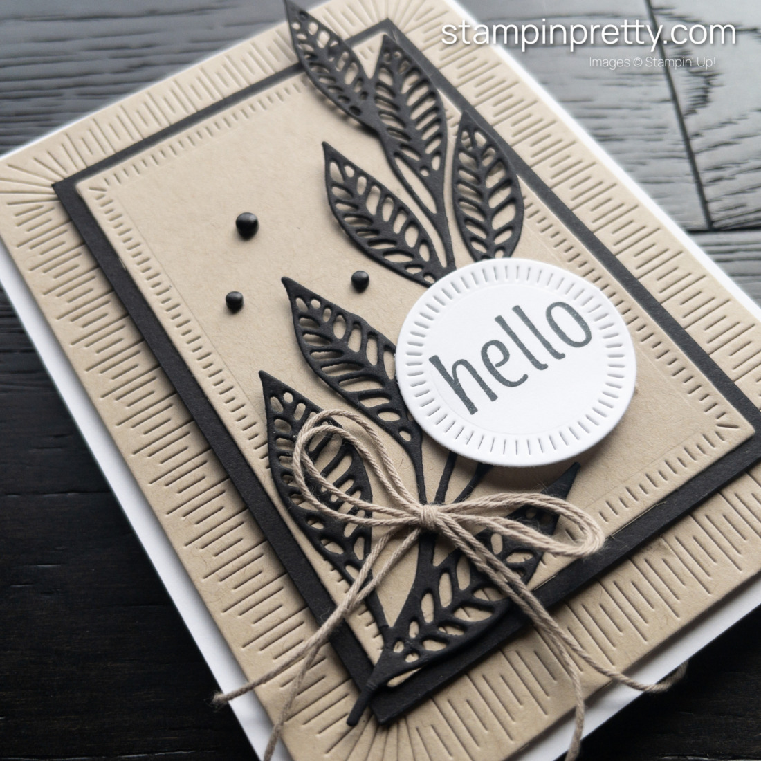 Create a Crisp & Clean Hello Card!