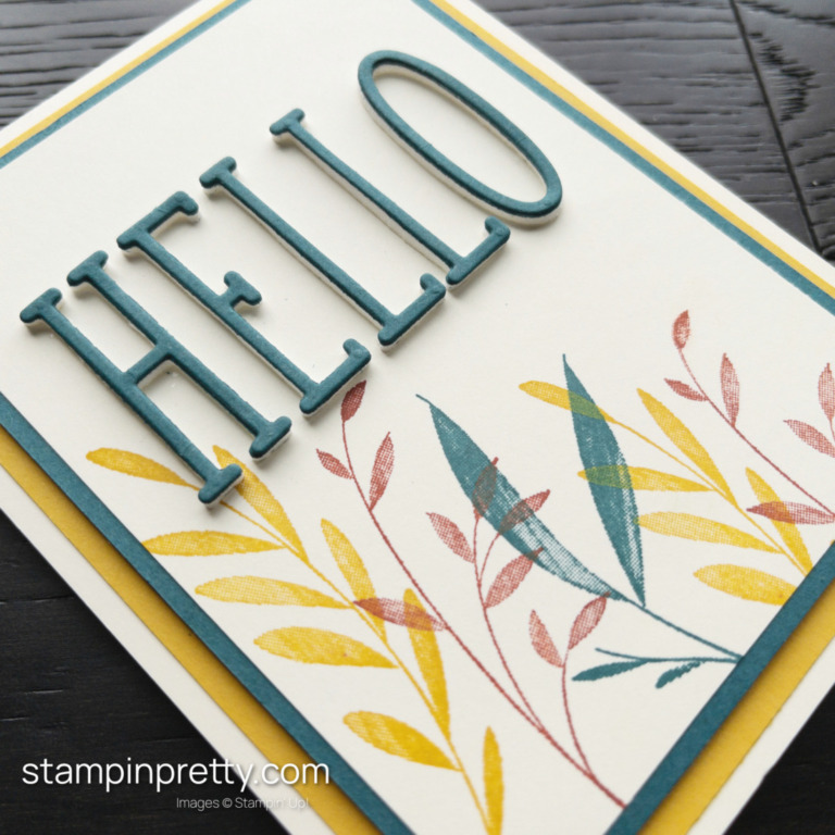 Simple Saturday: Create a Colorful Hello Card