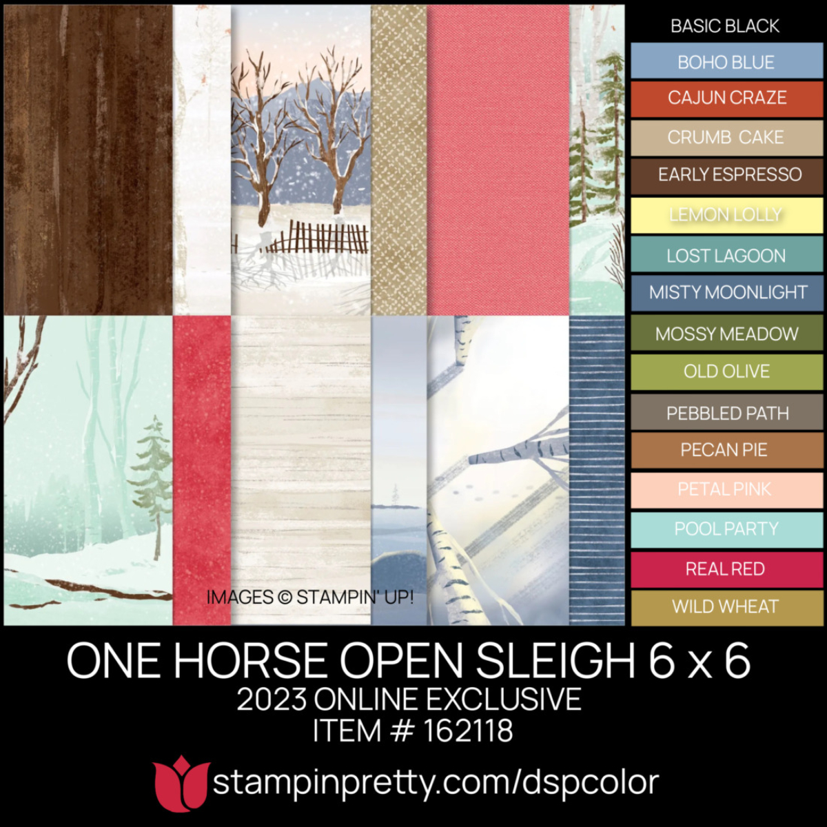 Designer Series Paper Color Charts | Stampin' Pretty