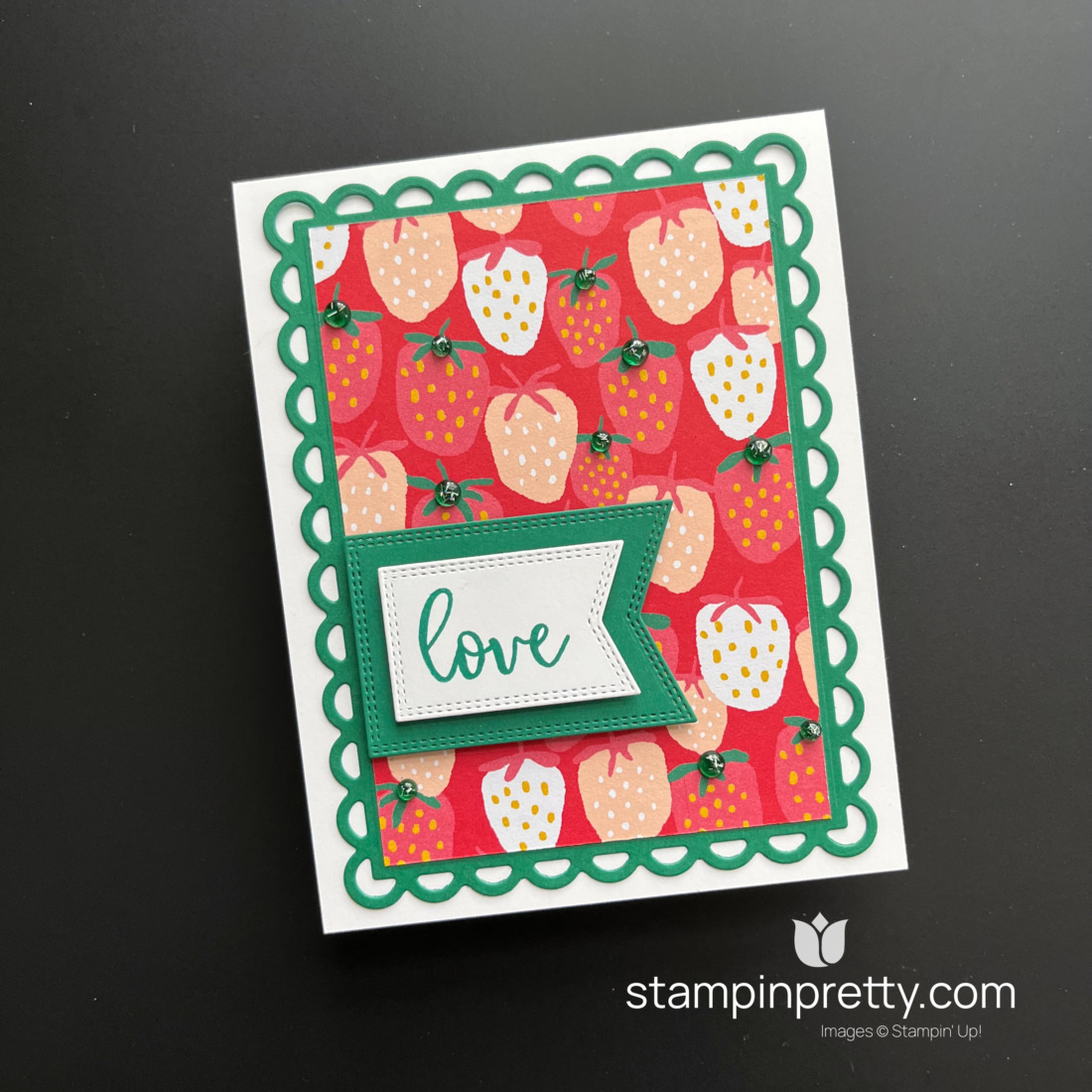 Quick Sunny Days Strawberry Love Card