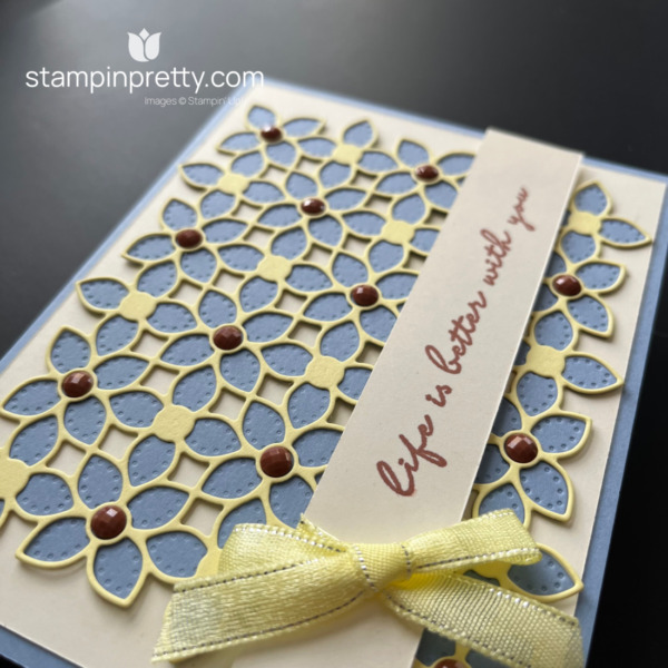 Petal Patterns Card PLUS Pretty Envelope Flaps WOW! Video!