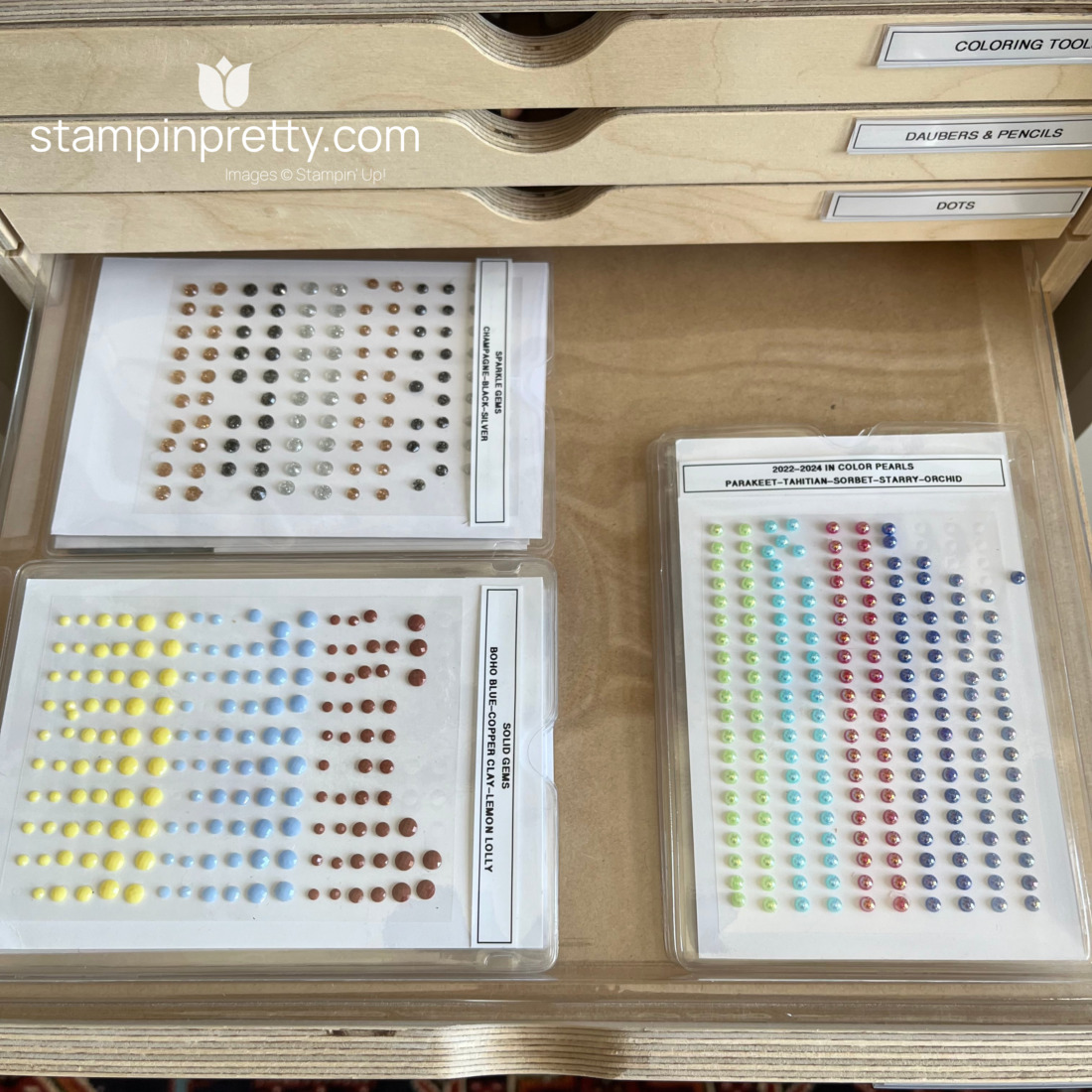 My Stamping Studio: Quick & Easy Embellishment Storage!