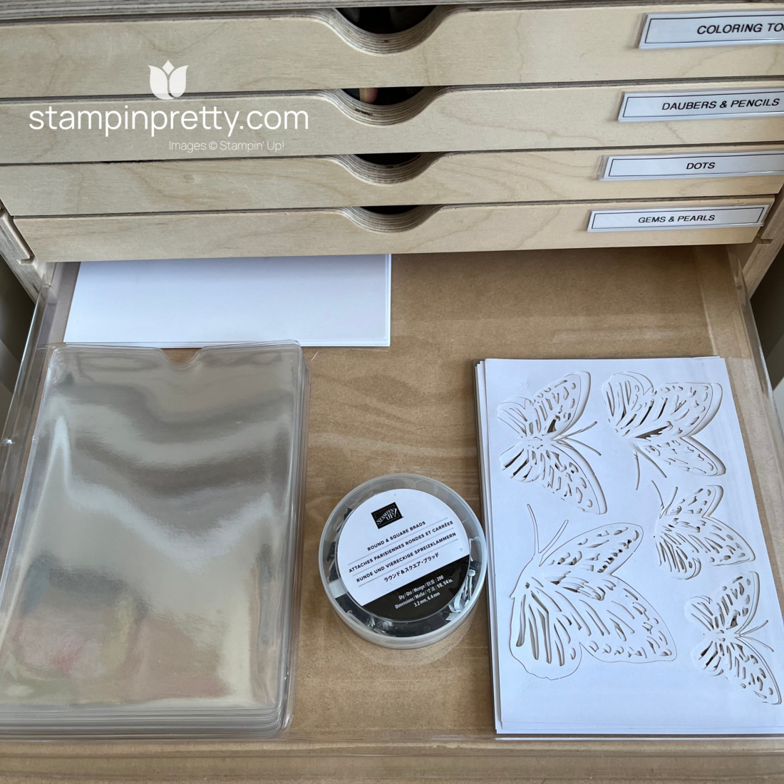 My Stamping Studio: Quick & Easy Embellishment Storage!
