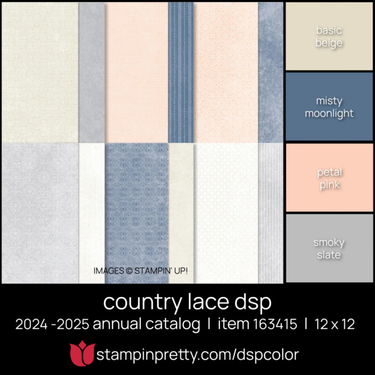 LOOK! The NEW Annual Catalog Designer Series Paper + FREE Color Charts