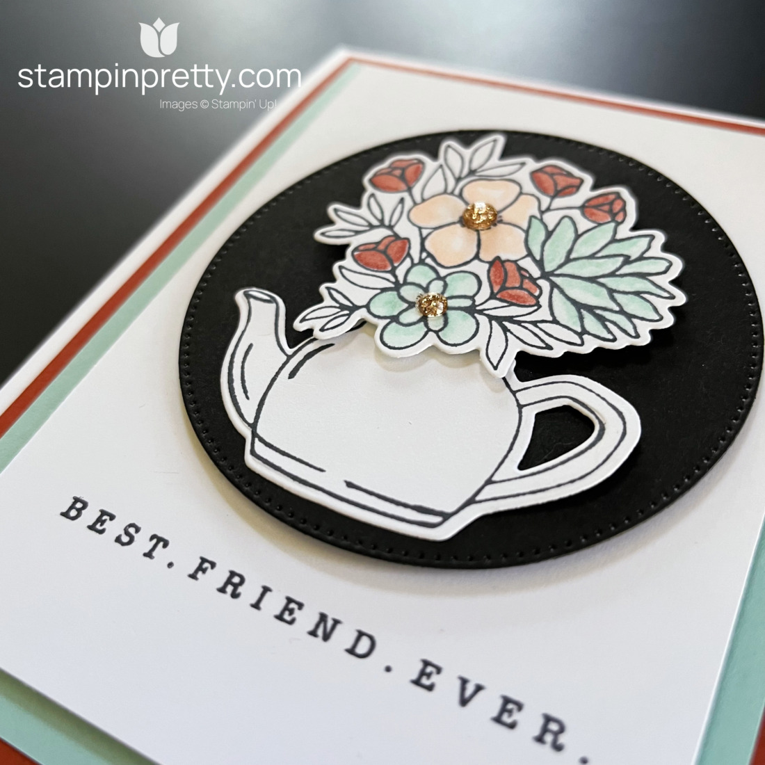 Create a Country Flowers Friendship Card