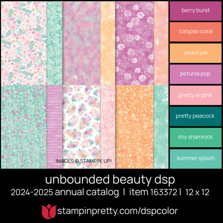 LOOK! The NEW Annual Catalog Designer Series Paper + FREE Color Charts