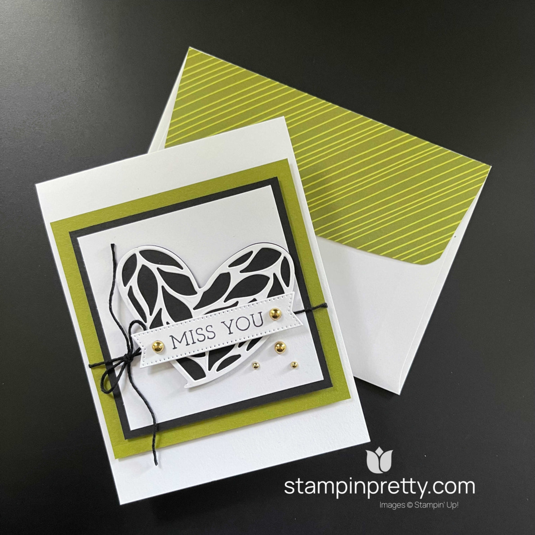 Decor Inspired Simple Miss You Card