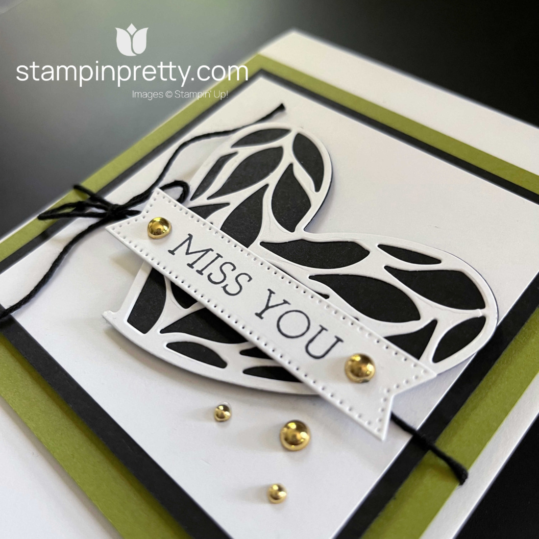 Decor Inspired Simple Miss You Card