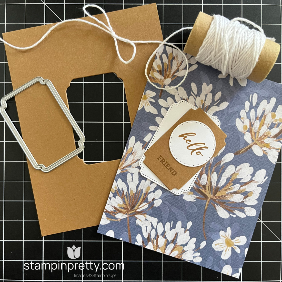 Pals Blog Hop: WOW! Video & Wildly Flowering Simple Hello Card